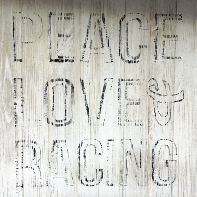 How to Make Your Own Barn Wood Race Day Sign - Giveaway Bandit