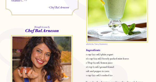 Minty Lemon Lassi Recipe